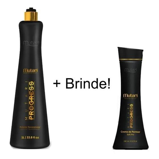Redutor Reconstrutor Mutari Progress 1L - Progressiva para Cabelo ...