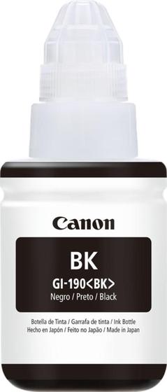 Refil de tinta canon gi-190bk preto 135ml pixma g1100 g2100 g3100 g4100 ...