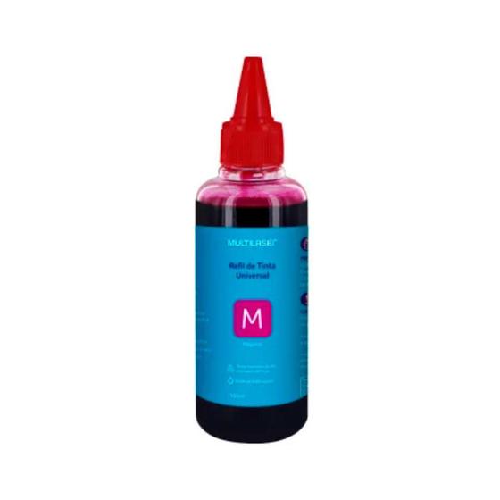 Refil de Tinta Multilaser RF019 - 100ML - Magenta - Universal - para ...