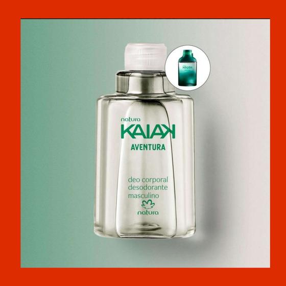 Refil Deo Corporal Kaiak Aventura Masculino - 100ml - Kit de Perfume ...