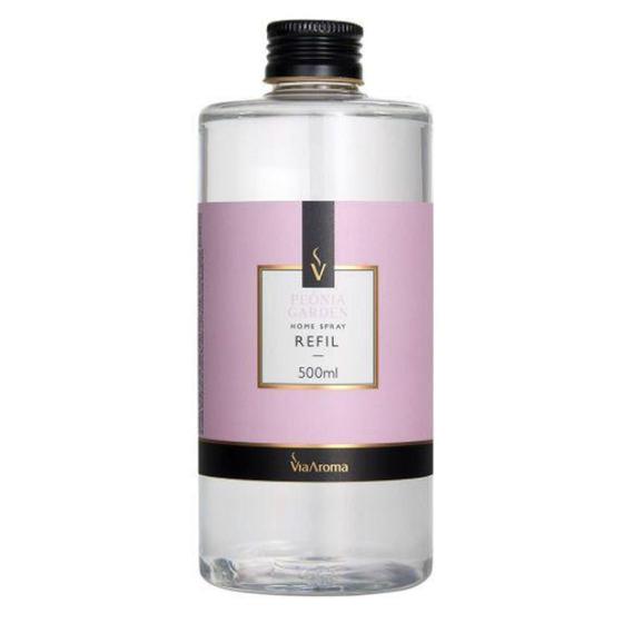 Refil home spray Via Aroma peônia garden 500 ml - Home Spray - Magazine ...