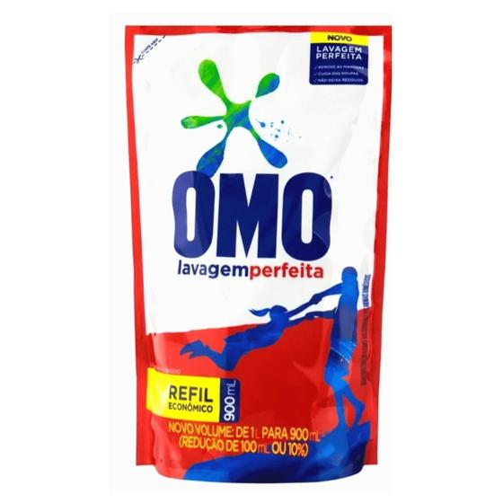 Refil Lava Roupas Líquido Omo Lavagem Perfeita 900ml - Sabão Líquido - Magazine Luiza