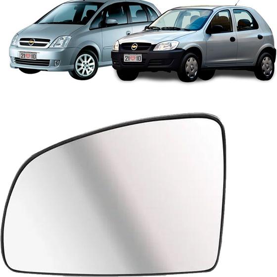 Refil Lente Espelho Retrovisor Celta Meriva Prisma 07/11 Metalizado Le - FLABEG - Retrovisores ...