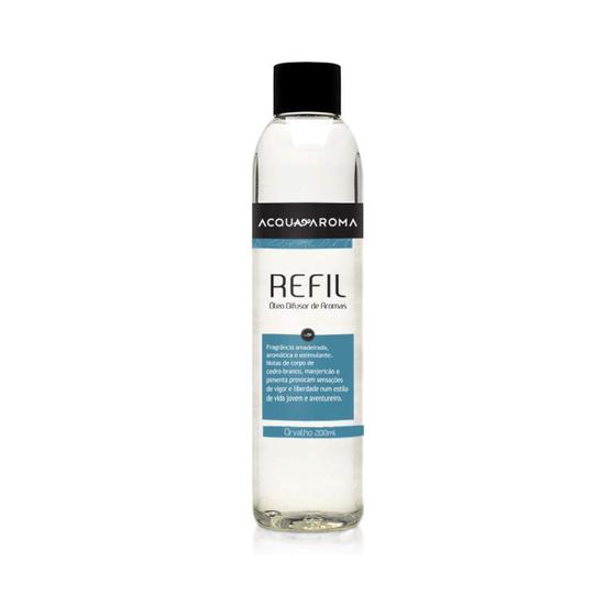 Refil Óleo Difusor de Aromas Orvalho Acqua Aroma 200ml - Refil para ...