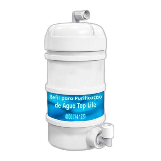 Refil Para Purificador De Água Top Life Simples - Peças para Bebedouros ...