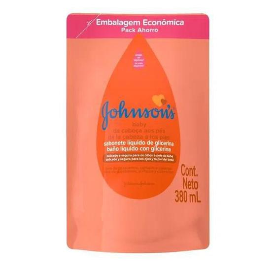 Refil Sabonete Líquido Johnsons Baby Cabeça Aos Pés 380Ml - Johnson E ...