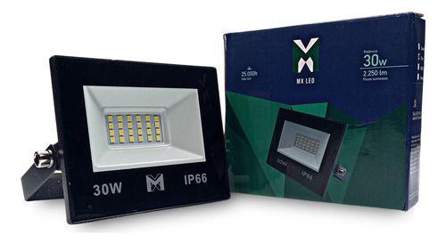 Refletor 30W LED SMD Holofote A Prova D'água Branco Frio 6500k Luz Branca Bivolt 110v 220v ...