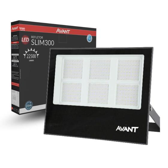 Refletor Avant Led Slim 300W 6500K Preto Bivolt - Refletor - Magazine Luiza