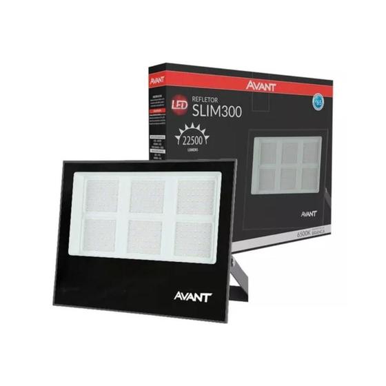Refletor Avant Led Slim 300w Preto Bivolt 6500K - Refletor - Magazine Luiza