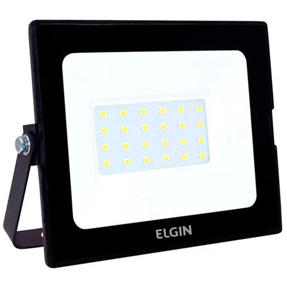 Refletor de LED Power IP65 30W Bivolt 6500K PT - ELGIN - Refletor ...