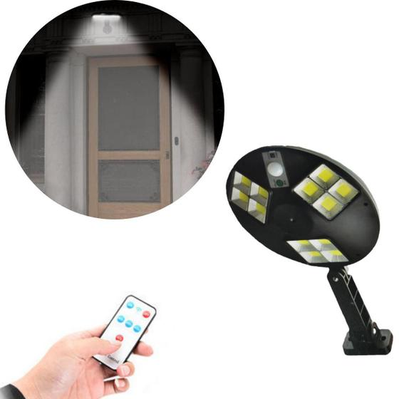 Refletor Externo Solar Para Parede Poste Cob Led Com Sensor - Luminaria ...