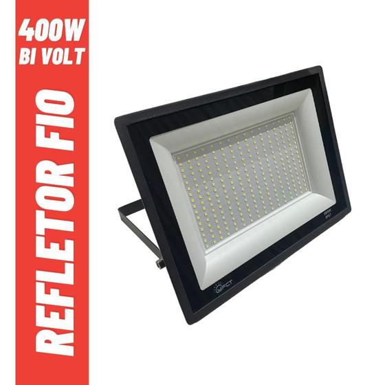 Refletor fio 400w eletrico holofote potente luz led iluminação branco ...