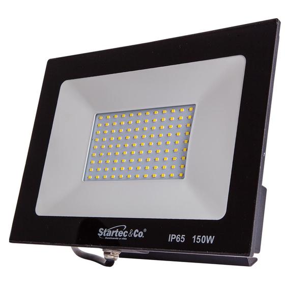 Refletor Holofote Led 150W 6500K Luz Branca Bivolt Blindado Resistente ...