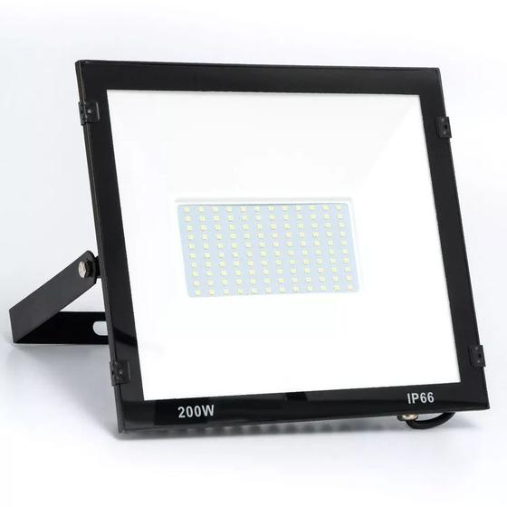 Refletor Holofote Led 200w Smd Branco Frio Bivolt Iluminação ...