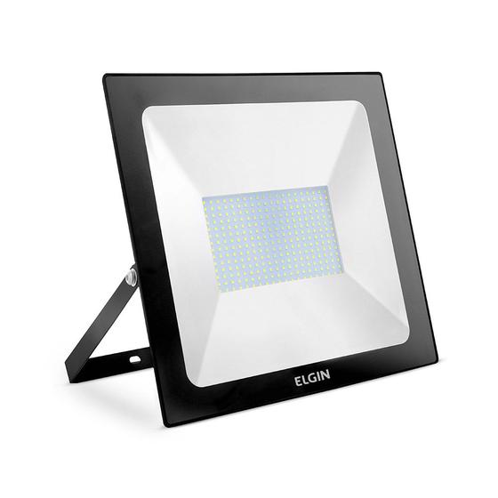 Refletor led 200w Projetor Holofote Elgin Branco Frio Bivolt 11.000 Lumens 6500K Externo ...