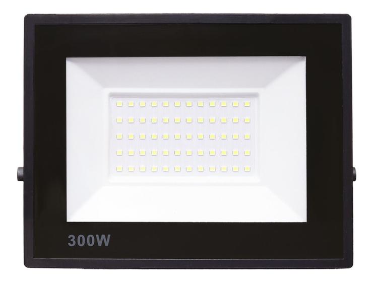 Refletor LED 300W Branco Frio Holofote Super Forte Bivolt - Luminow ...