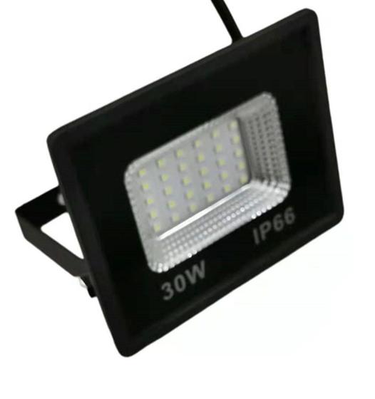 Refletor Led 30w Holofote bivolt Prova Dágua Ip66 Branco Frio 6000K - aaa top - Refletor ...