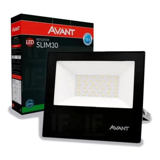 Refletor Led Avant Blindado Slim IP65 30w Bivolt Verde - Refletor - Magazine Luiza