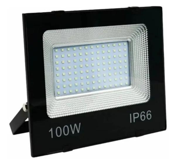 Refletor LED Holofote 100w SMD Bivolt Prova D'água IP66 Branco Frio - AAA TOP - Refletor ...