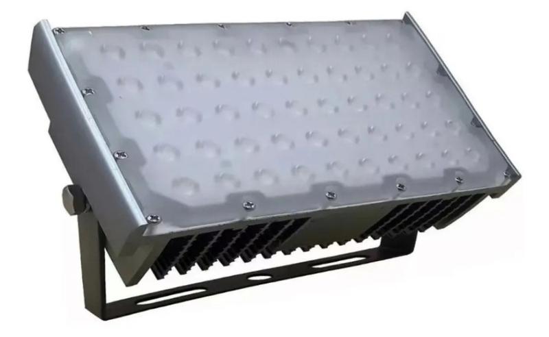 Refletor Led Industrial 50w Modular Aluminio 100% Ip68 Branco Frio ...