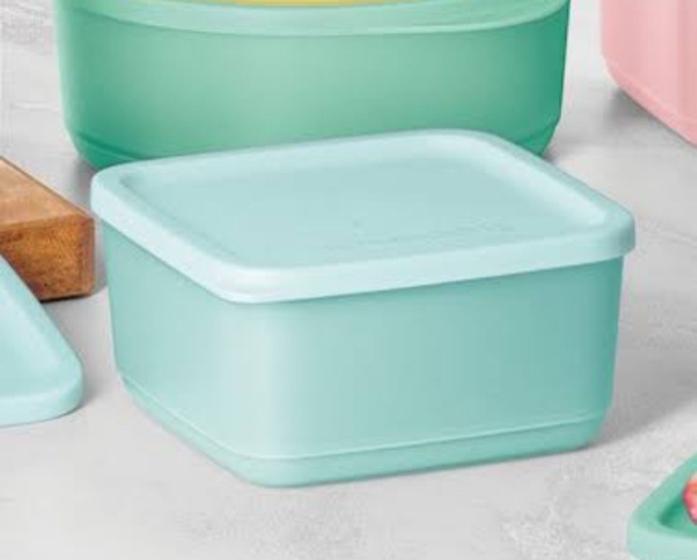 Refri Line Quadrada 650ml Aquamar - Tupperware - Pote - Magazine Luiza
