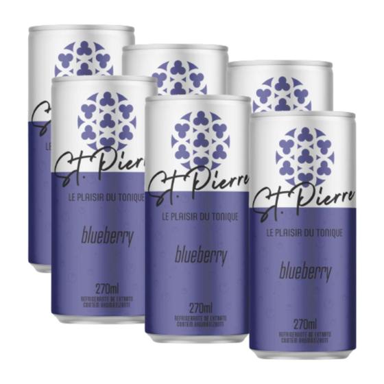 Refrigerante Blueberry St Pierre 270ml Pack 6 Unidades - Refrigerante ...