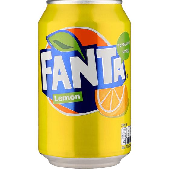 Refrigerante Fanta Lemon Importada Sabor Limão 330ml - Refrigerante ...