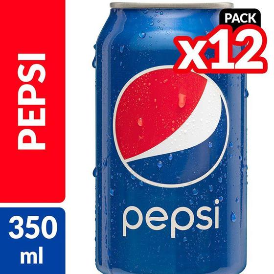 Refrigerante Pepsi Lata 350 ml Embalagem com 12 Unidades - Refrigerante ...