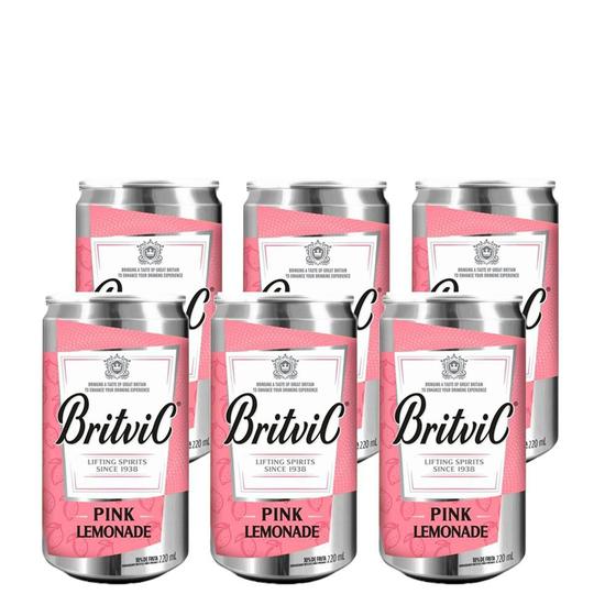Refrigerante Pink Lemonade Britvic 220ml 6 Unidades - Refrigerante ...