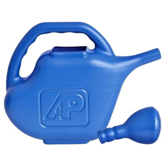 Regador de Plastico 5L Azul para Jardinagem Hortaliça Hortas pequenas ...