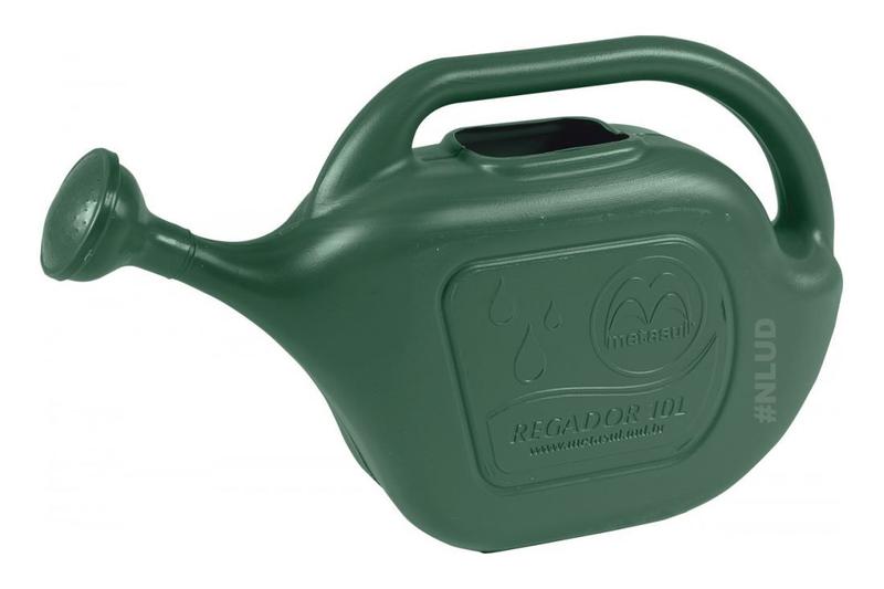 Regador p/ Plantas e Jardim Bico Chuveiro Removível 5 Litros Verde ...