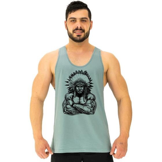 Regata Menos Cavada Masculina MXD Conceito Índio Maromba - Regata ...