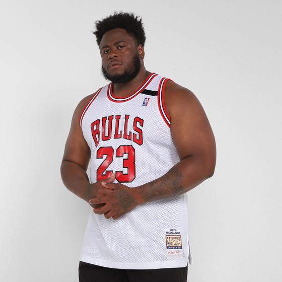 Regata Mitchell e Ness Authentic Jersey Chicago Bulls Michael Jordan ...