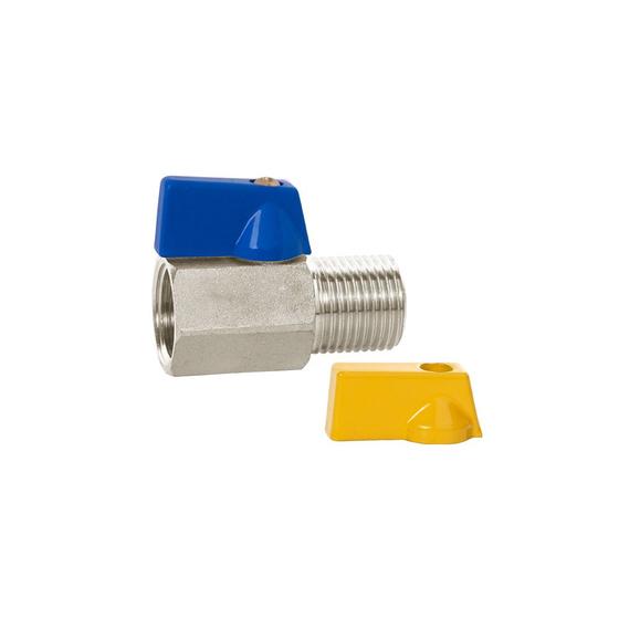 Registro de Esfera Blukit para Instalação de Água ou Gás Niquelado ...