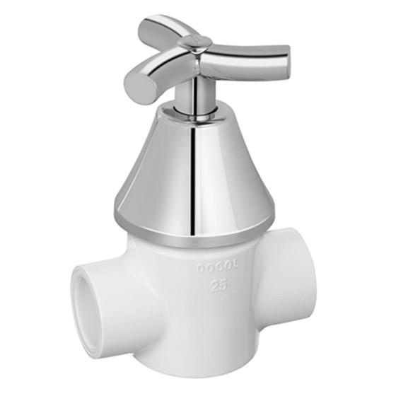 Registro Tipo GavetaBase Basetec PVC com Acabamento Primor Docol ...