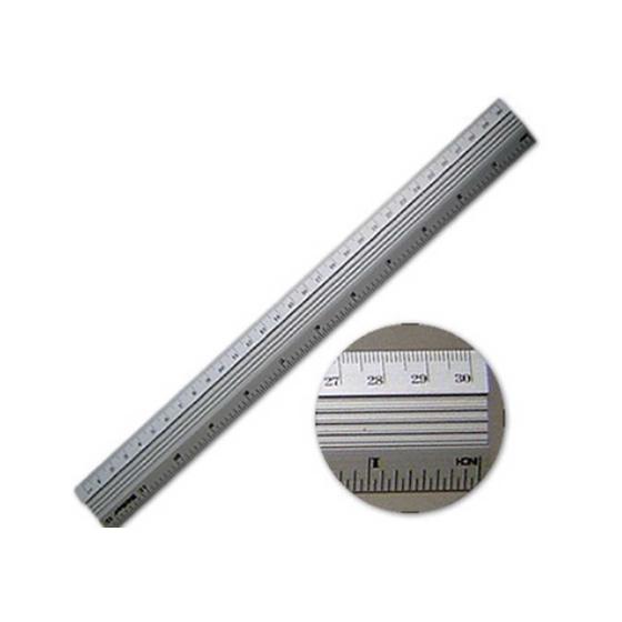 Régua Aluminio Centimetros e Polegadas 30cm - Jocar - Régua Escolar ...