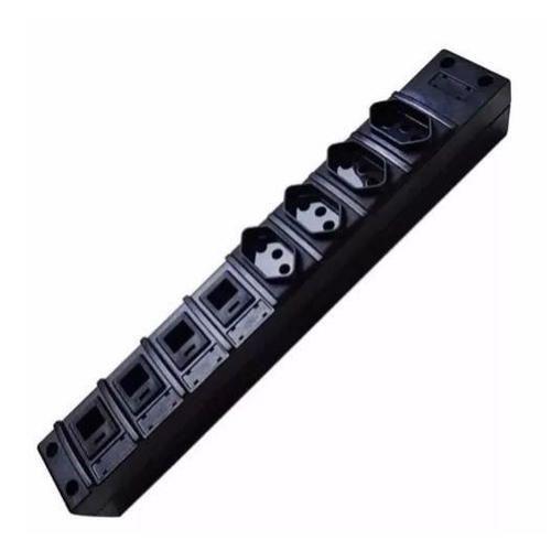Régua de Tomada 4x4 de Energia e Dados - SOLLAN - Módulo de Tomada ...
