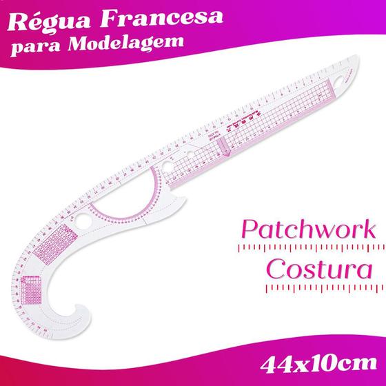 Régua Francesa - Patchwork - Modelagem - Costura - MCG - NYBC - Régua para Patchwork - Magazine ...