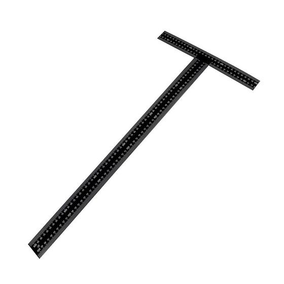 Régua T em Aço com Graduação - BLACK JACK - Régua Escolar - Magazine Luiza