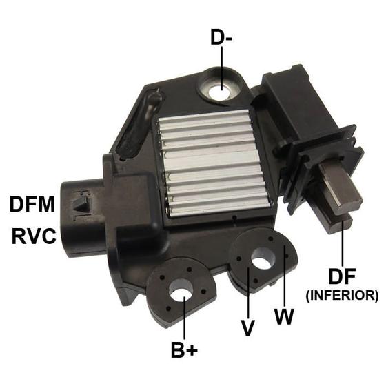 Regulador alternador corsa classic 14..valeo 14v - ga998 - GAUSS ...