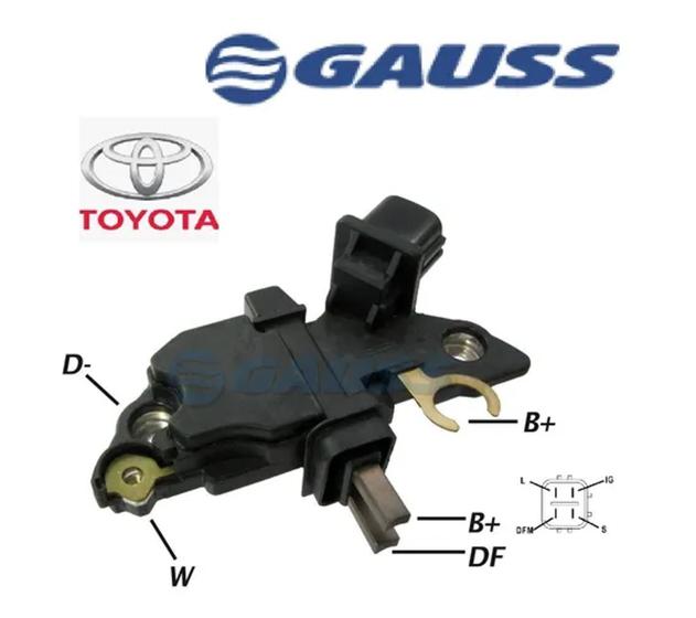 Regulador De Voltagem Toyota Hilux Corolla - Ga265 - gauss - Regulador ...