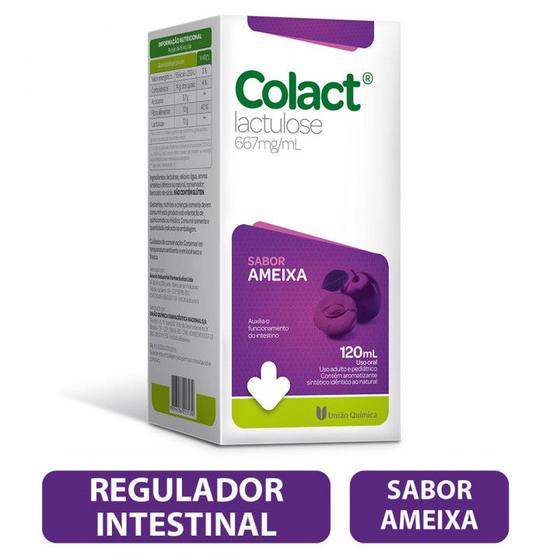 Regulador Intestinal Colact Sabor Ameixa - 120ml - Chá - Magazine Luiza