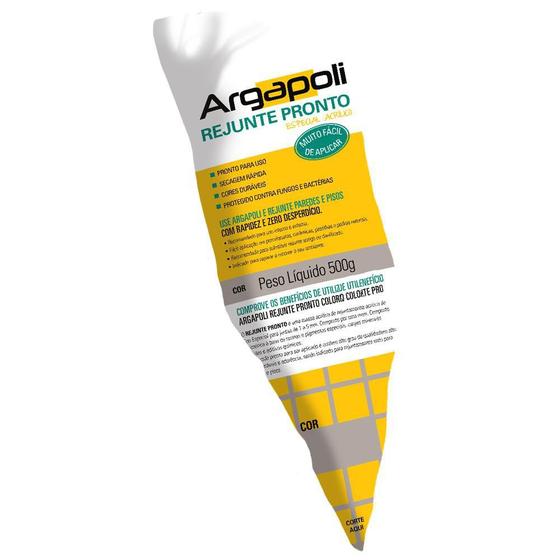 Rejunte Acrílico 500g Palha Argapoli - Rejunte - Magazine Luiza