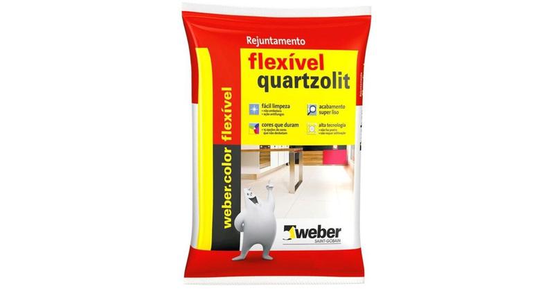 Rejunte Flexível Quartzolit Weber 1kg Palha - Weber Quartzolit ...