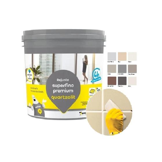 Rejunte Superfino Premium - Quartzolit 2kg Cores - Rejunte - Magazine Luiza