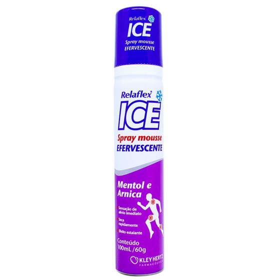 Relaflex Ice Mousse Efervescente Kley Hertz 100ml - Cuidados com o ...