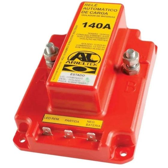 Rele de Carga Automático para Bancos de Baterias Arieltek 140A - Relé ...