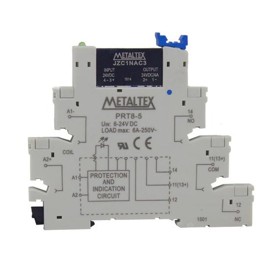 Relé de Estado Sólido PRZ-1D-D24 SSR 24VCC 4A 28VCC Metaltex - Relé ...