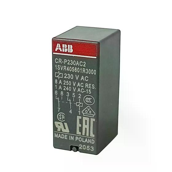 Relé de Interface 2NAF 230VCA 8A - CR-P230AC2 - ABB - Relé - Magazine Luiza