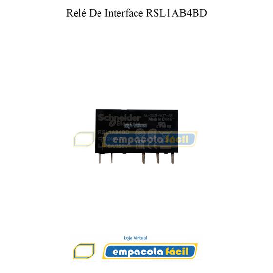Relé De Interface Schneider Slim 6a 1naf 24vcc Rsl1ab4bd - Relé - Magazine Luiza